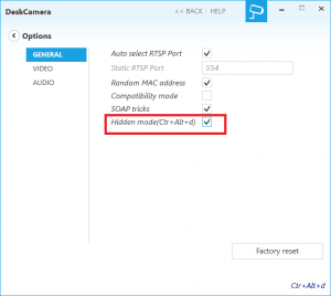 DeskCamera News - DeskCamera 4.1.0: Long-awaited Hidden Mode