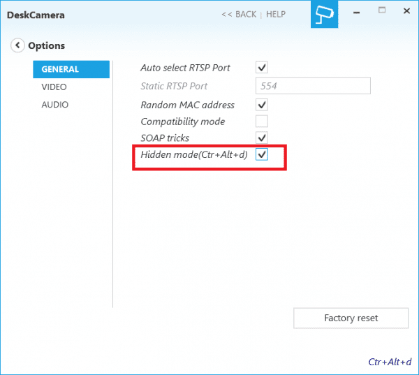 DeskCamera News - DeskCamera 4.1.0: Long-awaited Hidden Mode