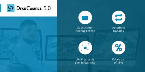 DeskCamera 5.0: UPnP support, floating license and auto updates